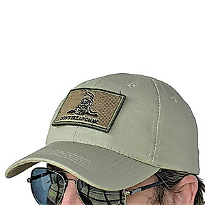 Military Tactical Hat Bundle: 20-in-1 Tool, Operator Cap with Embroidered Morale Patches (Velcro), and Pouch for Airsoft/Paintball - [CIA Desert Ops]