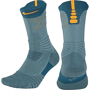 Nike KD Versatility Crew Socks (Iced Jade/Blu/Circuit Org, M)