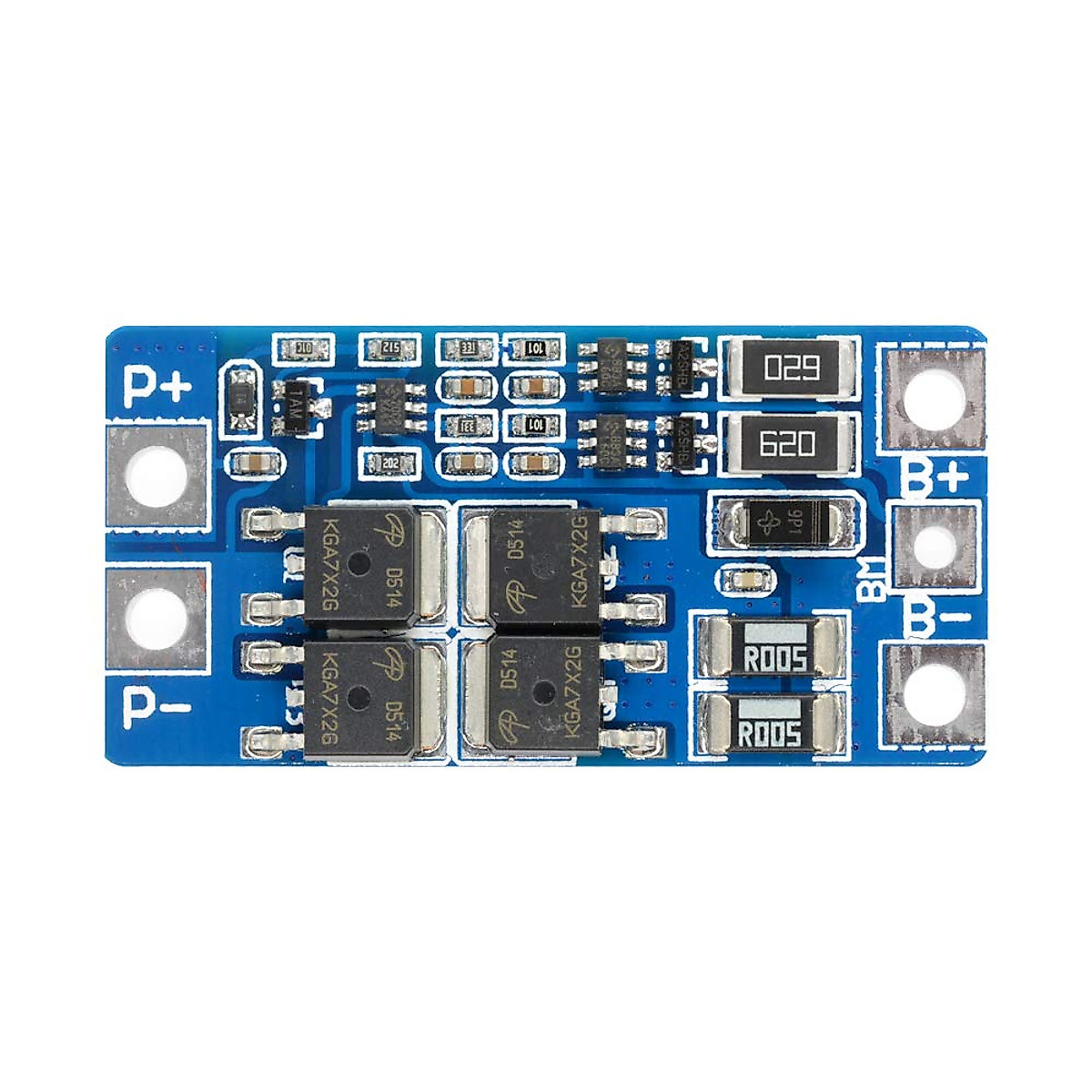 Aideepen 5PCS 2S 10A BMS Lithium PCB Protection Boards 8.4V 7.4V 8.4V-9V PCM PCB Li-ion Lipo 2 Cell Pack with Balance Function Charger Protection Circuit Board