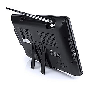 Tyler TTV706 10” Portable Widescreen 1080P LCD TV with Detachable Antennas, HDMI, USB, RCA, FM Radio, Built in Digital Tuner, AV Inputs, AC/DC, (3) Antennas, and Remote Control