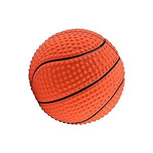 Housoutil 3pcs Pet Basketball Toy Dog Treat Toy Fetch Dog Toy Puppy Teething Toy Dental Chew Toy Dog Stuffed Toy Dog Squeaky Toys Puppy Eating Toy Pet Chewing Toys Emulsion Animal Dog Bite