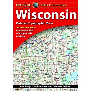 DeLorme Atlas & Gazetteer: Wisconsin (Wisconsin Atlas and Gazeteer)