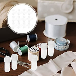 50Pcs Sewing Needles Storage Tube Transparent Plastic Needle Storage Container Embroidery Sewing Needle Case Toothpick Holder for DIY Craft Needlework Tool