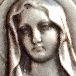 THE SACRED HEART OF MARY (IMMACULATE HEART OF MARY) - THE PATRON SAINTS MEDALS - 100% MADE IN ITALY (ROUND SHAPE)