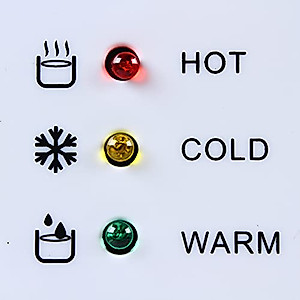 Countertop Hot and Cold Water Cooler Dispenser for Home Office Use 110V