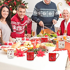 FLLETY Coffee Mug,Tea Cup Set,Coffee Cups Ceramic Travel Mug, Mug With Saucer And Spoon,Halloween Mugs With Gift Box For Women - Christmas Gift,Mothers Day Gifts