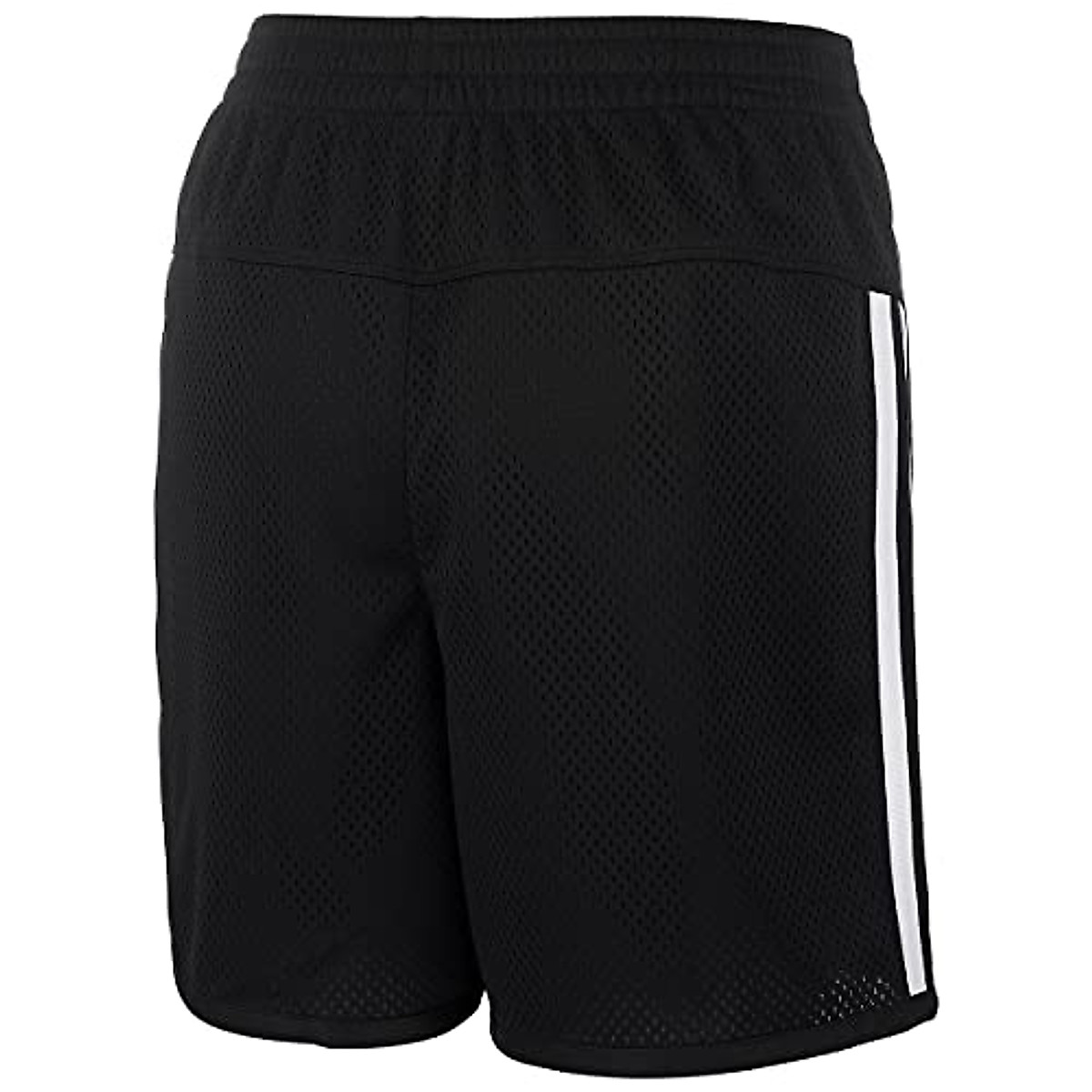 adidas Girls' Big 5" Mesh Athletic Gym Basketball Shorts, Black Adi, Large