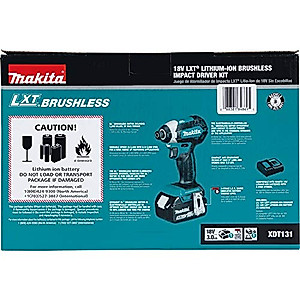 Makita XDT131 18V LXT® Lithium-Ion Brushless Cordless Impact Driver Kit (3.0Ah)