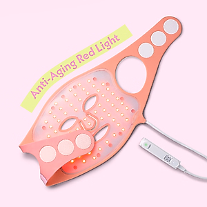 ZUTTA LED Face Mask Light Therapy 3 Color Settings LED Mask Light Therapy