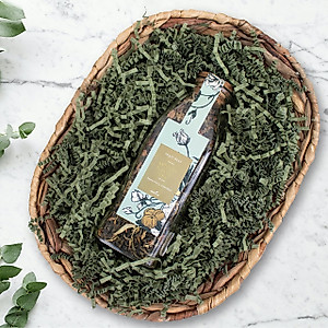 MagicWater Supply Crinkle Cut Paper Shred Filler (1/2 LB) for Gift Wrapping & Basket Filling - Teal