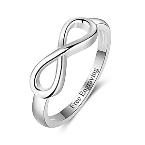 Lam Hub Fong Infinity BFF Rings for Best Friends Personalized Name Rings for Women Matching Friendship Pinky Rings Promise Rings for Girlfriend Birthday Gifts (7)
