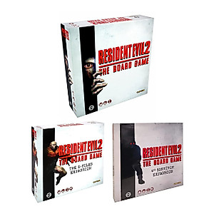 Resident Evil 2 The Board Game Bundle: Base Game, 4th Survivor and B-Files Expansions (3 Items)