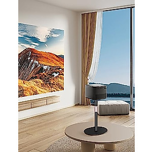 M MIMMU Desktop Projector Stand - Use on Table in Bedroom Living Room Office - Adjustable Height 11.6" to 17.3"