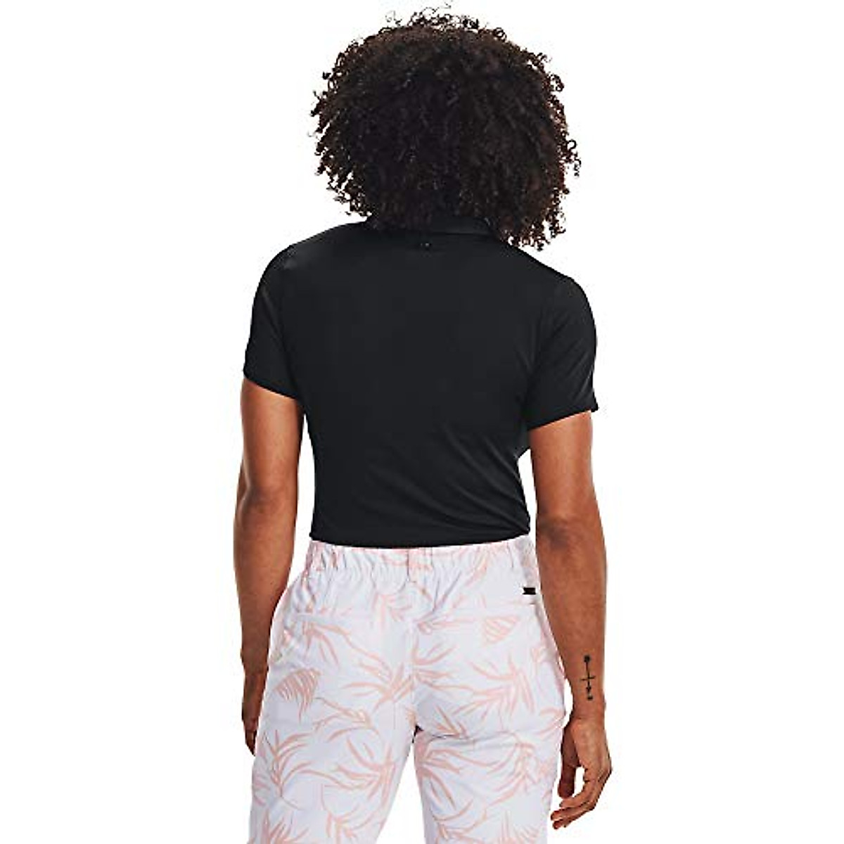 Under Armour Zinger Short Sleeve Golf Polo, Black (001)/Black, X-Small