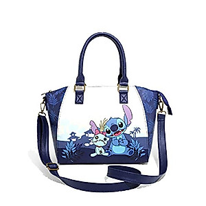 Loungefly Disney Lilo & Stitch Dark Blue Satchel Bag