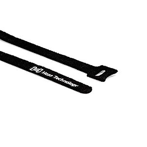 Hosa WTI-508 Black Hook and Loop Cable Organizer, 50 Pieces