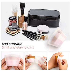 2PCS Momma Brush Makeup,Flawless Mama Makeup Brush, Home Of The Original Momma Brush With Storage Case, Flat Top Foundation Brush (Black)