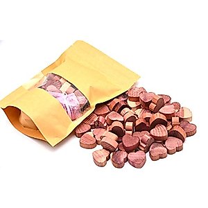 Wahdawn Cedar Blocks for Clothes Storage, Natural Aromatic Cedar Balls, Drawers Fresh Scent & Shoes Deodorizer, (50)