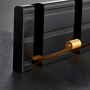 Aluminium Folding Hideaway Coat Hooks, Modern Wall Floating Coat Hook Rack Space-Saving Coat Hanger for Coats, Hats, Scarves, Key (Gold)