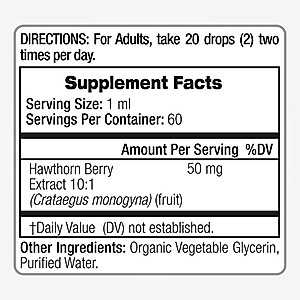 FITO MEDIC'S Lab - Hawthorn Berry -Pure - Hawthorn Extract - Ultra high Absorption, Alcohol Free.