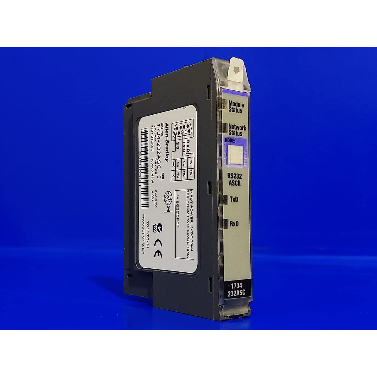 A-B 1734-232ASC Módulo de comunicación Point E/S de Punto 1734232ASC 1734-1734 PLC Master