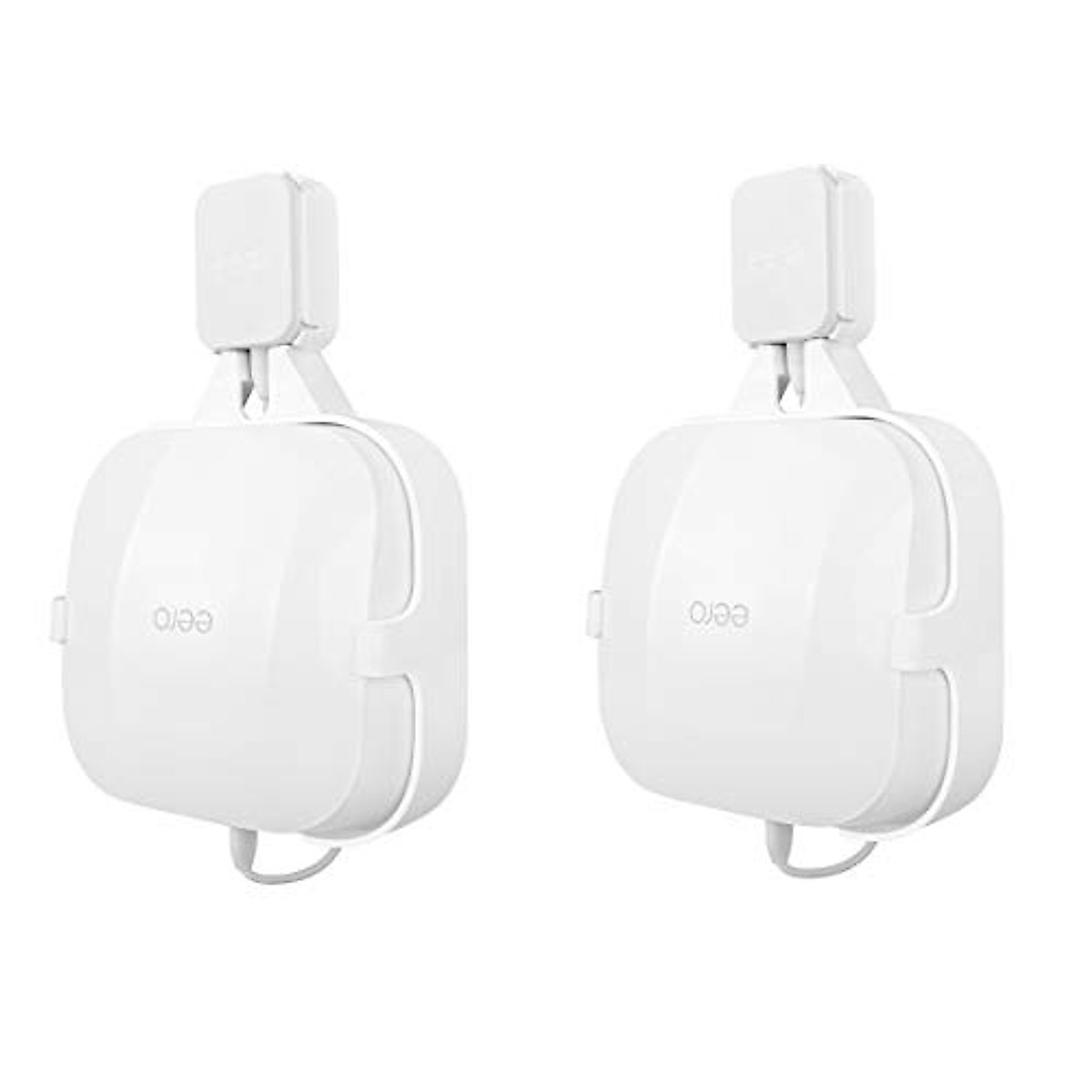 Wall Mount for eero Pro 6, Space-Saving Outlet Mount for eero Pro 6 Tri-Band mesh Wi-Fi 6 for Wide WiFi Coverage and Cord Arrangement(2 Pack)