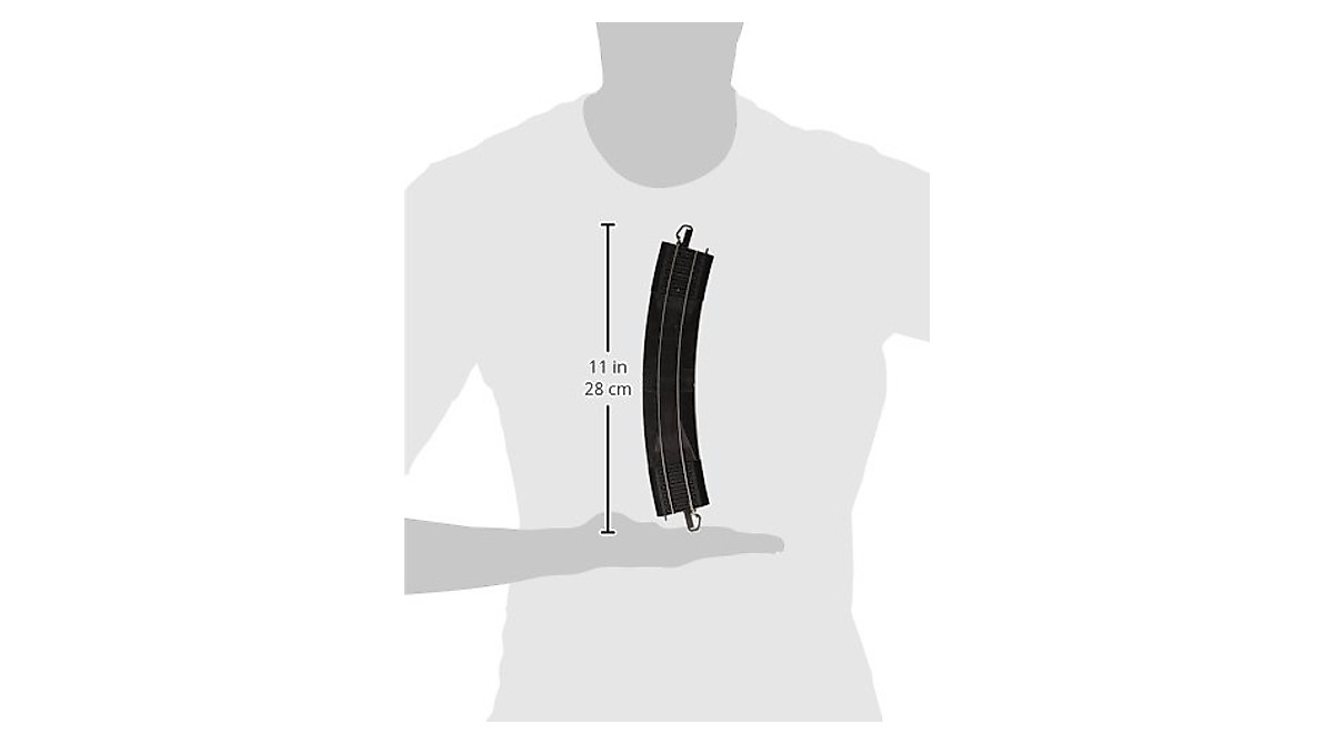 Bachmann E-Z Track HO Scale 18" Curved Terminal Rerailer