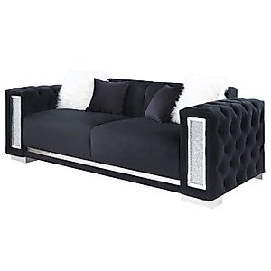 Acme Furniture Trislar Sofas, Black
