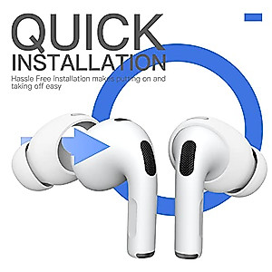 DamonLight 2 Pairs AirPods 3 Ear Tips Grip Silicone Earbuds Cover [Added Storage Pouch][US Patent Registered] Compatible with Apple AirPods 3rd Generation (White)