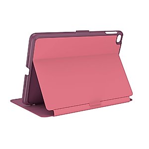 Speck Products Balance Folio iPad Mini 2021/iPad Mini 4/iPad Mini 5 Case and Stand, Royal Pink/Lush Burgundy