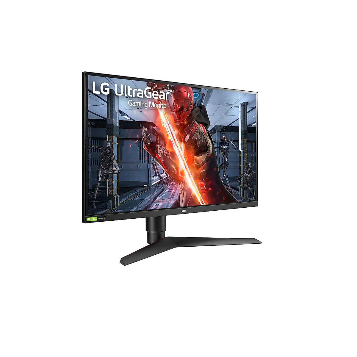 LG 27” 27GN75B-B HDR10 IPS FHD 1ms Ultragear™ Gaming Monitor with 240Hz Refresh Rate, Adaptive-Sync (FreeSync™) Technology & is Compatible with NVIDIA G-Sync®,Black