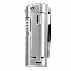 Compact Camera, 48MP Image Resolution Built in Fill Light Compatible 256GB Memory Card Rechargeable Lithium Ion Battery 4K Digital Camera for(Silver)