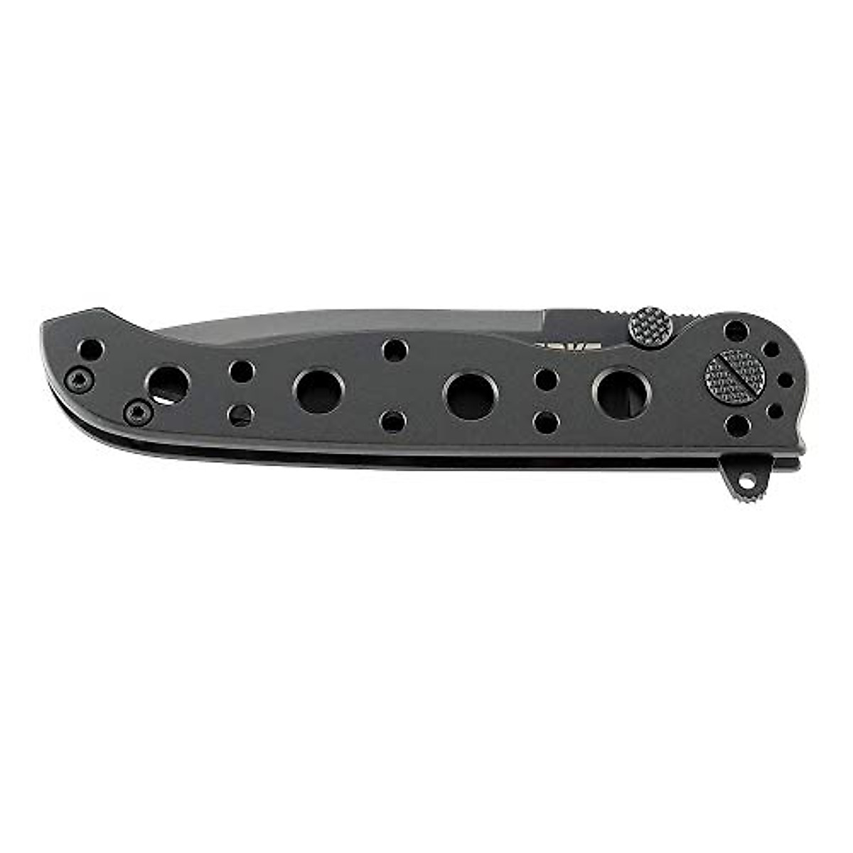 CRKT M16-01KS EDC Folding Pocket Knife: Everyday Carry, Black Blade, Frame Lock, Stainless Steel Handle, Reversible Pocket Clip