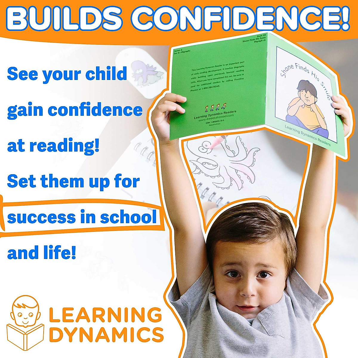 Learning Dynamics 4 Weeks to Read | Reading Program for 4 to 7 Years Old | Build Confidence with Their Own Personal Library, Includes 50 Books, Teaching Manual, Activities and Workbooks
