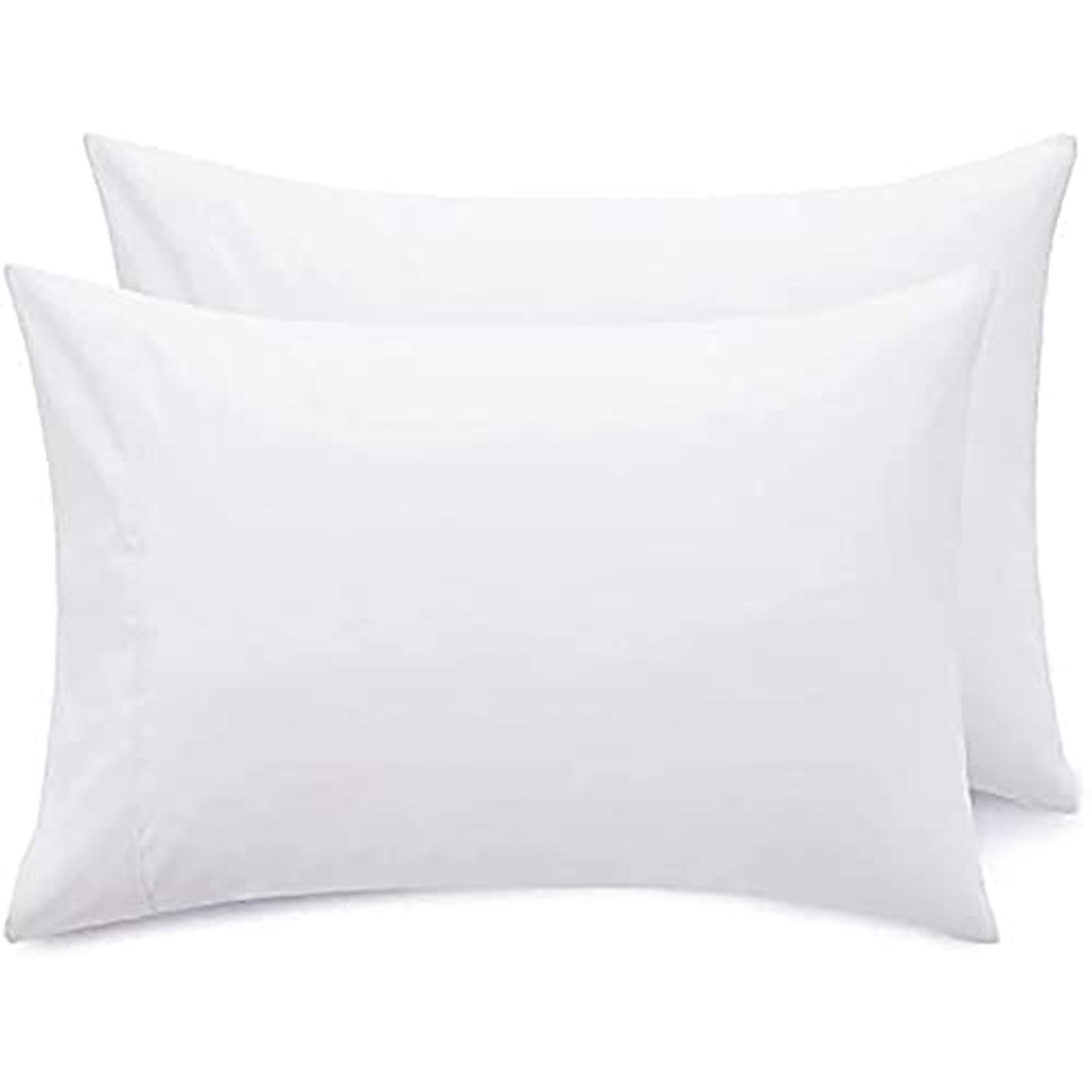 Pillow Protectors Cases Covers King Pillowcases 20'' x 40'' White Pillow Cover Egyptian Cotton Pillow Cases 1000 Series Pillowcases King Size Set of 2