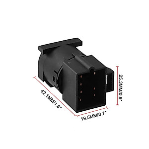 Heater Control Switch Zcargel Heater Blower Motor Control Switch Compatible with 16192099 Pickup C1500 1995-1999