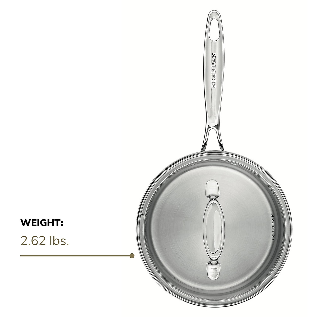 SCANPAN Impact 2 Qt. Saucepan with Lid