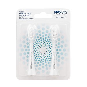 PRO-SYS VarioSonic V200A Normal Soft StaClean Replacement Heads, Pack of 2. Also fits Burst Brush!