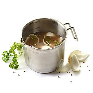 Norpro Krona Stainless Steel 8 Cup Multi Pot, 2 quarts, Silver