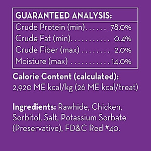 Dingo Goofballs Chicken And Raw Hide Chew, 4-Count