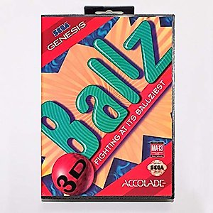 Kruti Ballz 3D Game Cartridge 16 bit MD Game Card With Retail Box For Sega Mega Drive For Genesis