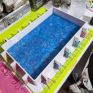 Adjustable Mold Housing for Silicone Molds Making, Mold Master for Mold Making,Plastic Housing Frame, Silicone Mold Making Kit for DIY Silicone Rubber Mold Resin Mold Candle Molds Soap Molds (1Set)