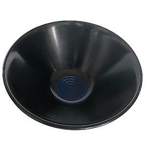 Z-Moments Melamine Round Bowls Japanese Ramen Vietnam Pho Noodles Soup Rice Bowls Set, Black, 5.5", 7", 8", 9", Black #LJB (24, 9" (44 oz))