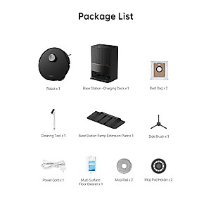 dreame L20 Ultra Robot Vacuum and Mop with Mop-Extend, Auto Mop Removal & Raising, Washing and Drying, 7000Pa Suction, Self-Emptying, Self-Refilling, AI Obstacle Avoidance