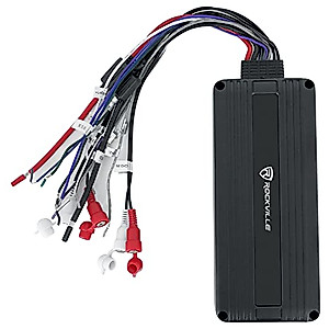 Rockville ATV420 4 Channel UTV/Motorcycle Bluetooth Amplifier IP65 Micro Amp