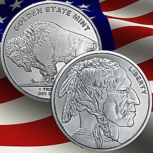 1 oz .999 Buffalo Authentic Silver Round