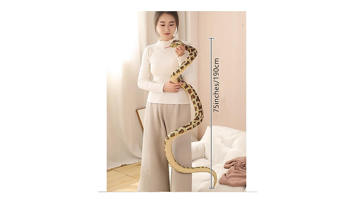XIAOHONG Giant Boa Constrictor Plush Snake - 80 inch Toy