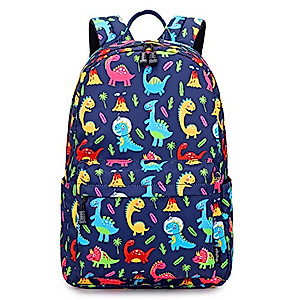 abshoo Lightweight Cute Dinosaur Backpacks For School Kids Boys Girls Backpack With Lunch Bag (Set Dinosaurs)