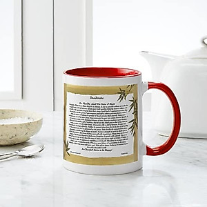 CafePress The Desiderata Poem By Max Ehrmann. Mug Ceramic Coffee Mug, Tea Cup 11 oz