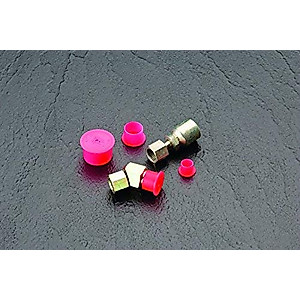 Caplugs QPN20Q1 Plastic Push-On NPT Cap to Cap Thread Size 1-1/4" PN-20, PE-LD, to Cap Thread Size 1-1/4", Red (Pack of 160)